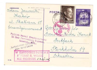 Poland UNDERCOVER ADDRESS-GENERAL GOVERNMENT-POSTAL CARD-UPRATED- | eBay