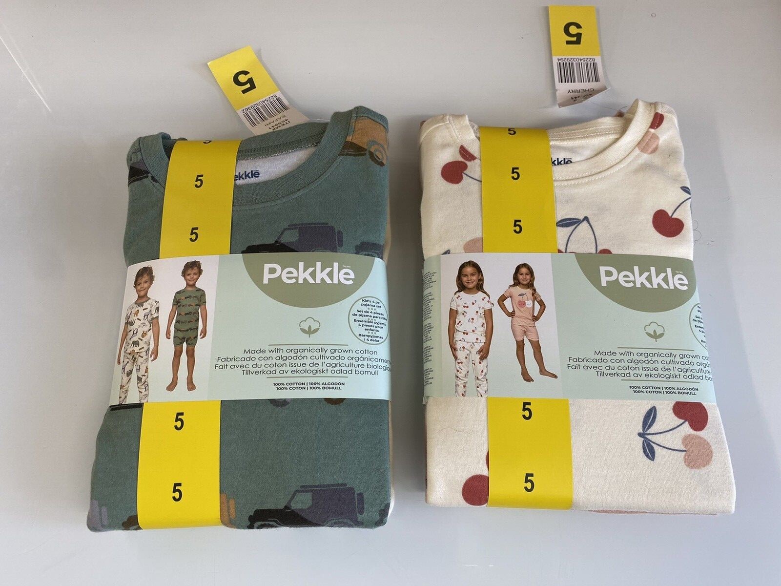 Pekkle Kids Organic Cotton 4 Piece Pyjamas Set ( Brand New) | eBay UK