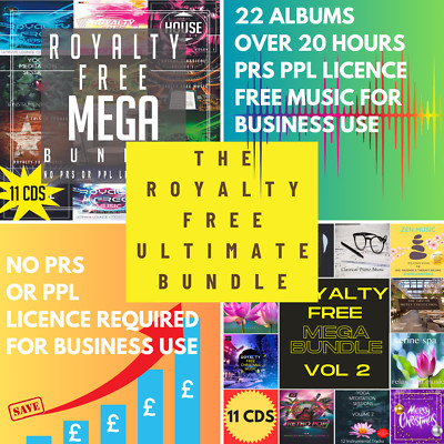 Royalty Free Music cd Bundle ULTIMATE BUNDLE 22 CDS - PPL PRS Licence ...