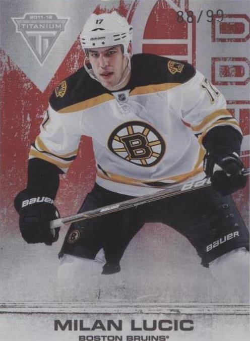 2011-12 Panini Titanium - Milan Lucic #68 Spectrum Ruby /99 for sale ...