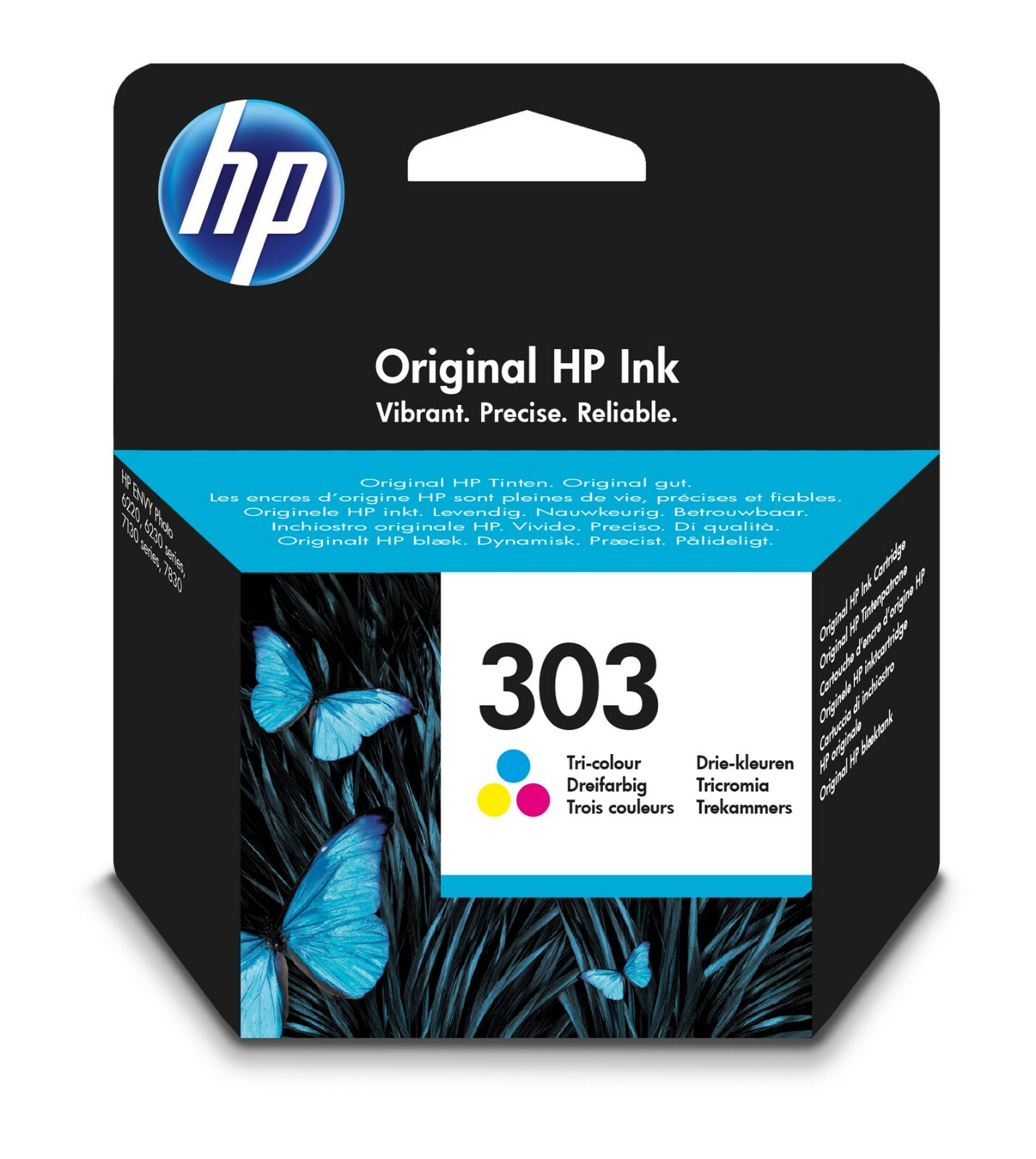 Original HP 303 / 303XL Black & Colour Ink Cartridge For ENVY Photo ...