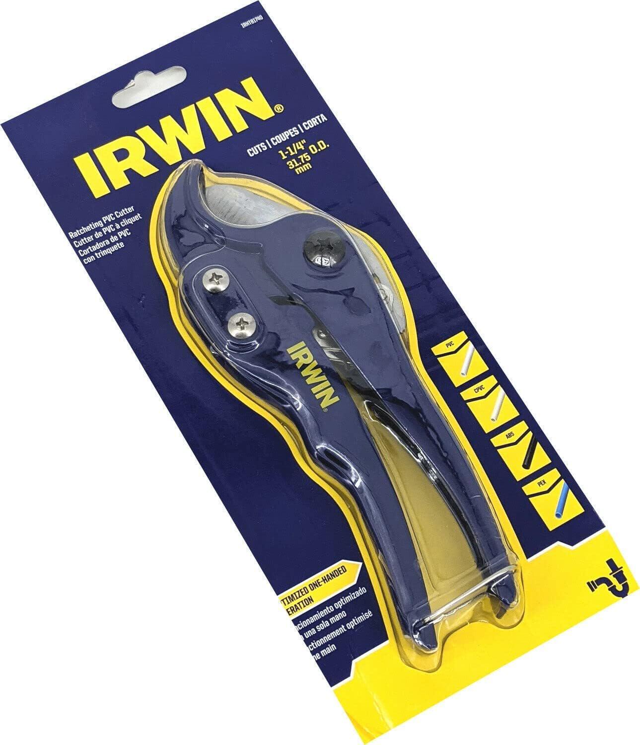 IRWIN Ratcheting Pipe PVC Multipurpose Plastic Cutters for sale online ...
