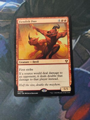 Fiendish Duo | 7% Off 2+ | Karlov Manor | NM | MTG | eBay