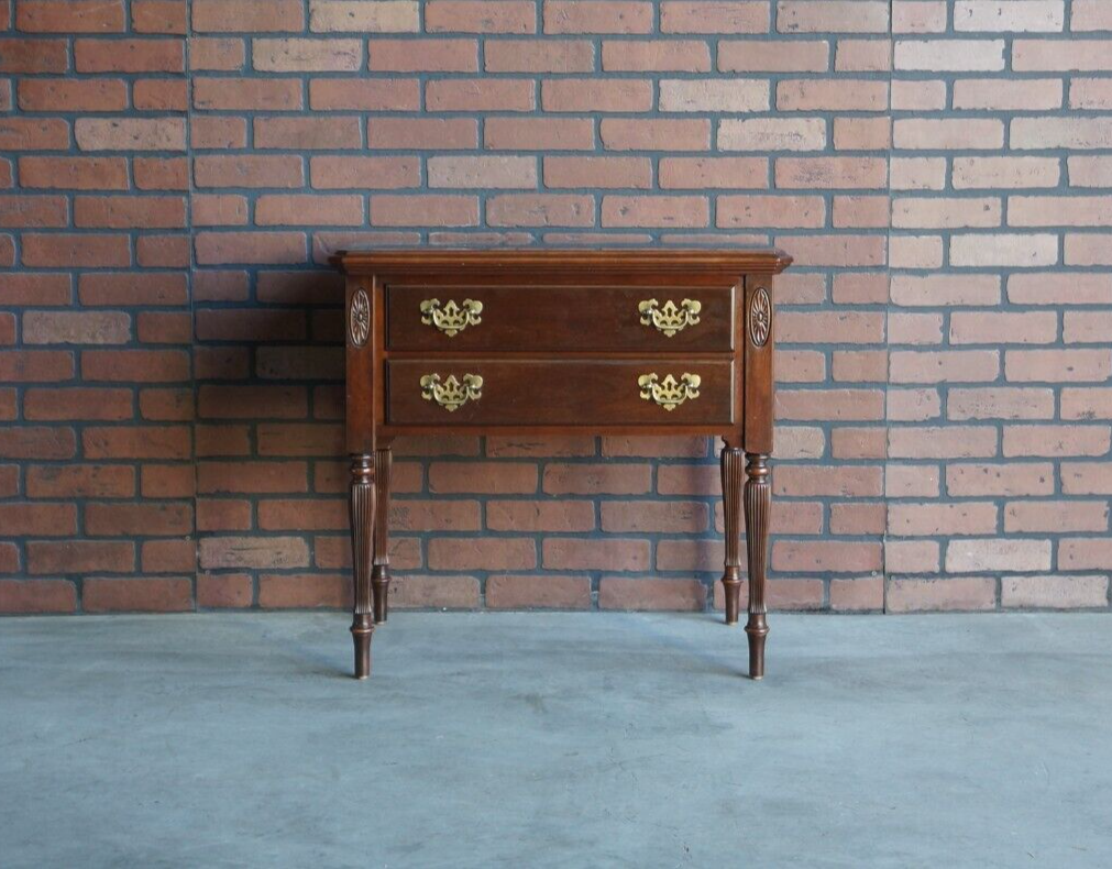 Nightstand ~ Bedside Chest ~ Georgian Court Night Table by Ethan Allen ...