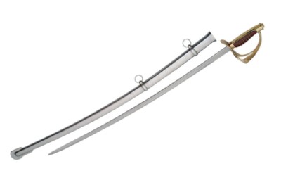 1840 US Army Cavalry Saber Sword 40" Stainless Steel Blade Wooden ...