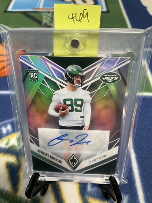 Jeremy Ruckert 2022 Phoenix Football Rookir Auto w/case - Jets | eBay