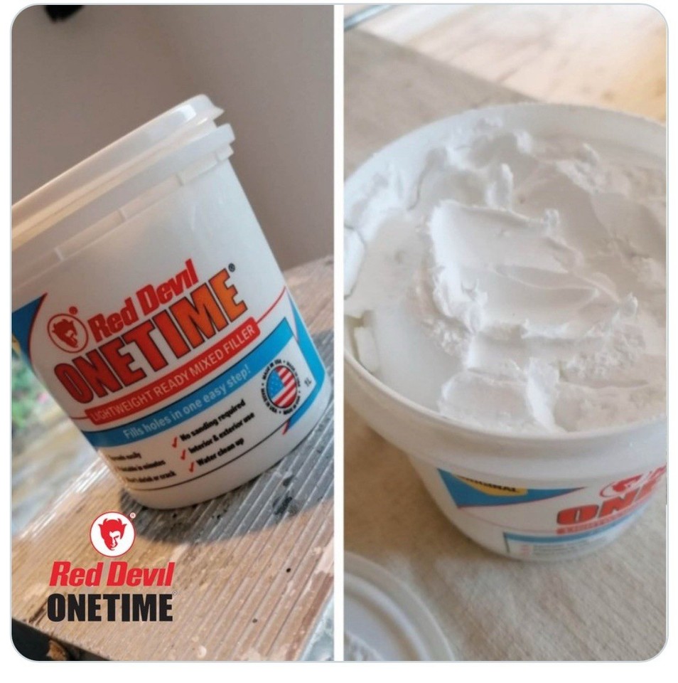 Red Devil Onetime Interior & Exterior Ready Mixed Lightweight Filler 1L ...