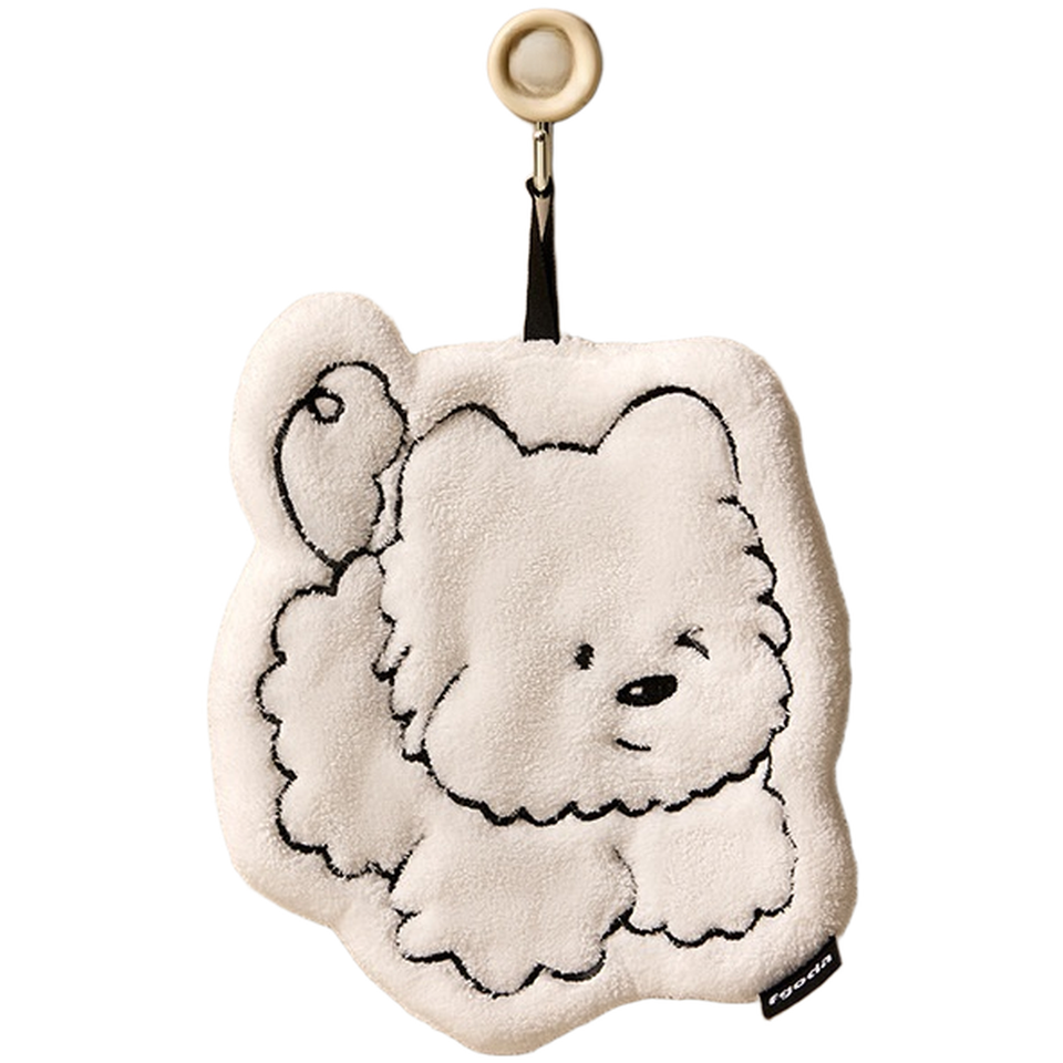 Lightweight and Soft Hand Towel with Cute Dog Theme for Bathroom and ...