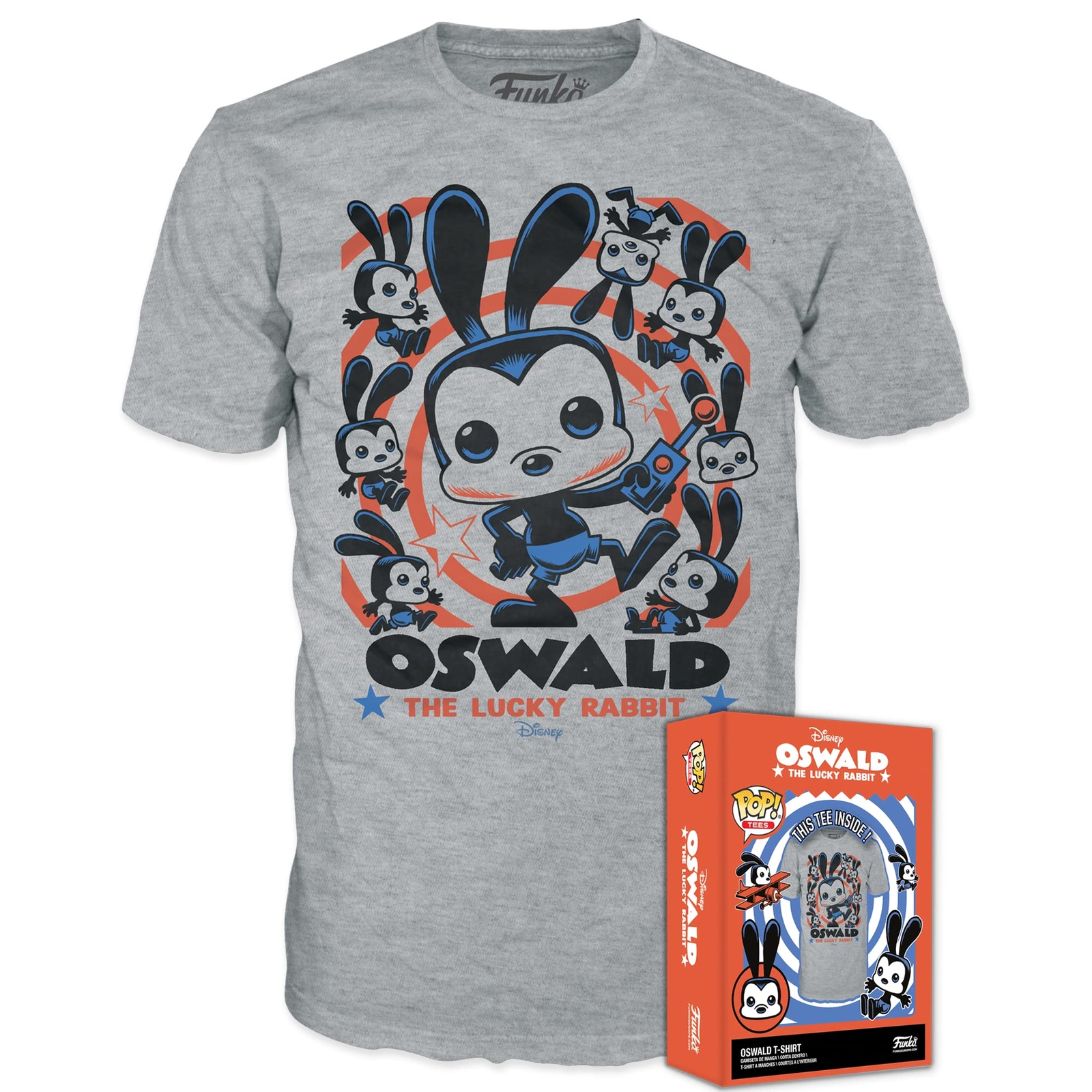 Funko Boxed Tee: Disney - Oswald - Medium - T-Shirt - Clothes - Gift Idea - Shor | eBay