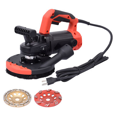 2200W New Concrete Floor Grinder 7" Wall Rough Grinder Roughing Machine ...