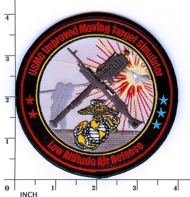 USMC Improved Moving Target Simulator PATCH Marines LAAD Stinger ...