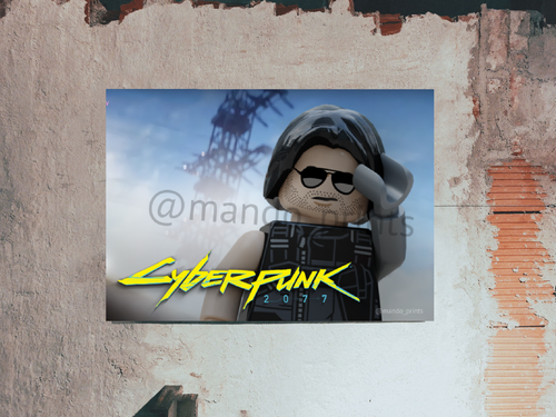 LEGO Cyberpunk Game Poster - Custom Print - A2 Size | eBay Australia