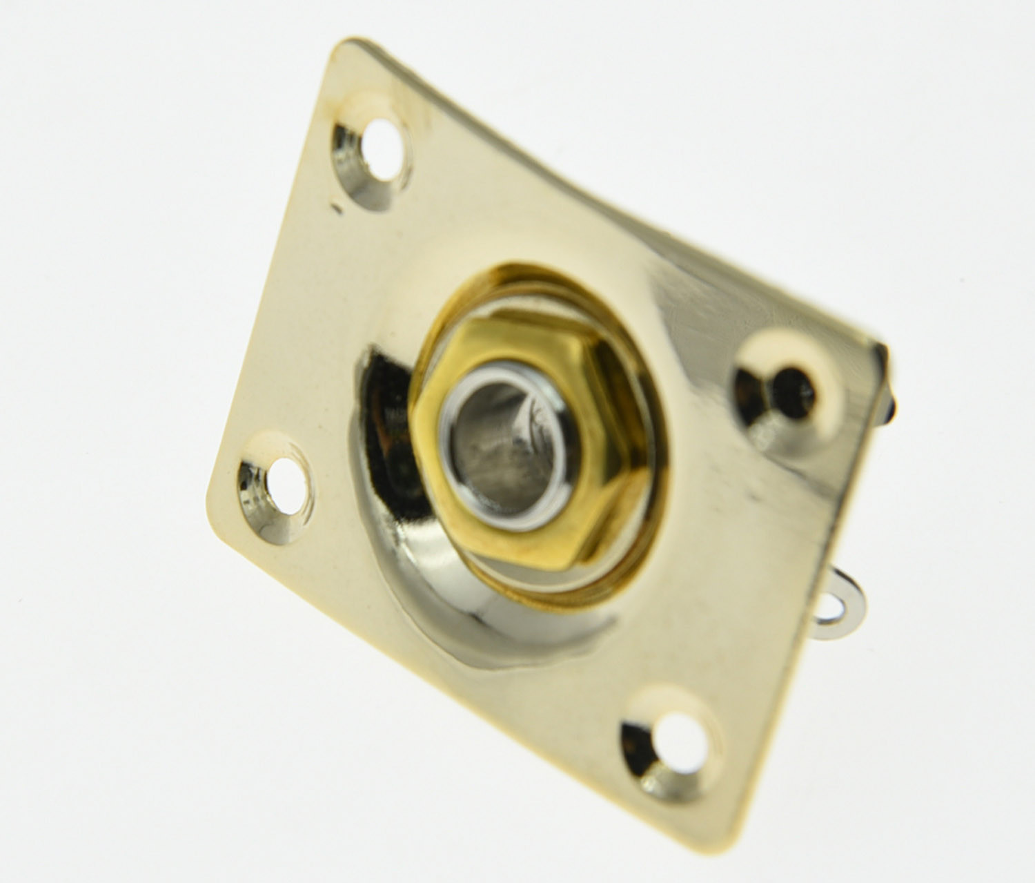 Gold Electric Guitar Jack Plate Square Jack Socket | eBay