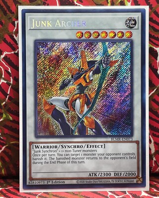 Yugioh Junk Archer Secret Rare BLMR-EN073 1st Ed Near Mint | eBay
