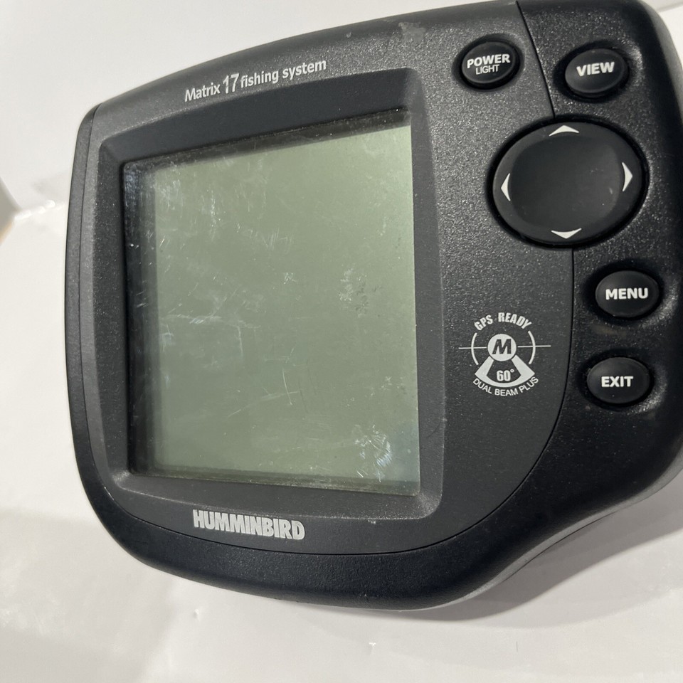 Humminbird Matrix 17 Head Unit For Parts/Repair Untested As Is | eBay