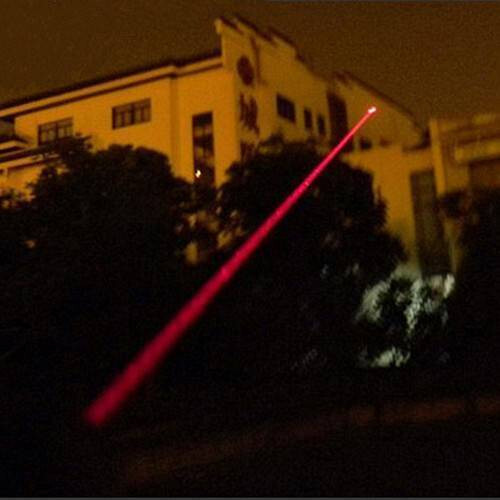 1MW 650nm Waterproof Adjustable Focus Red Laser Pointer Pen Visible ...