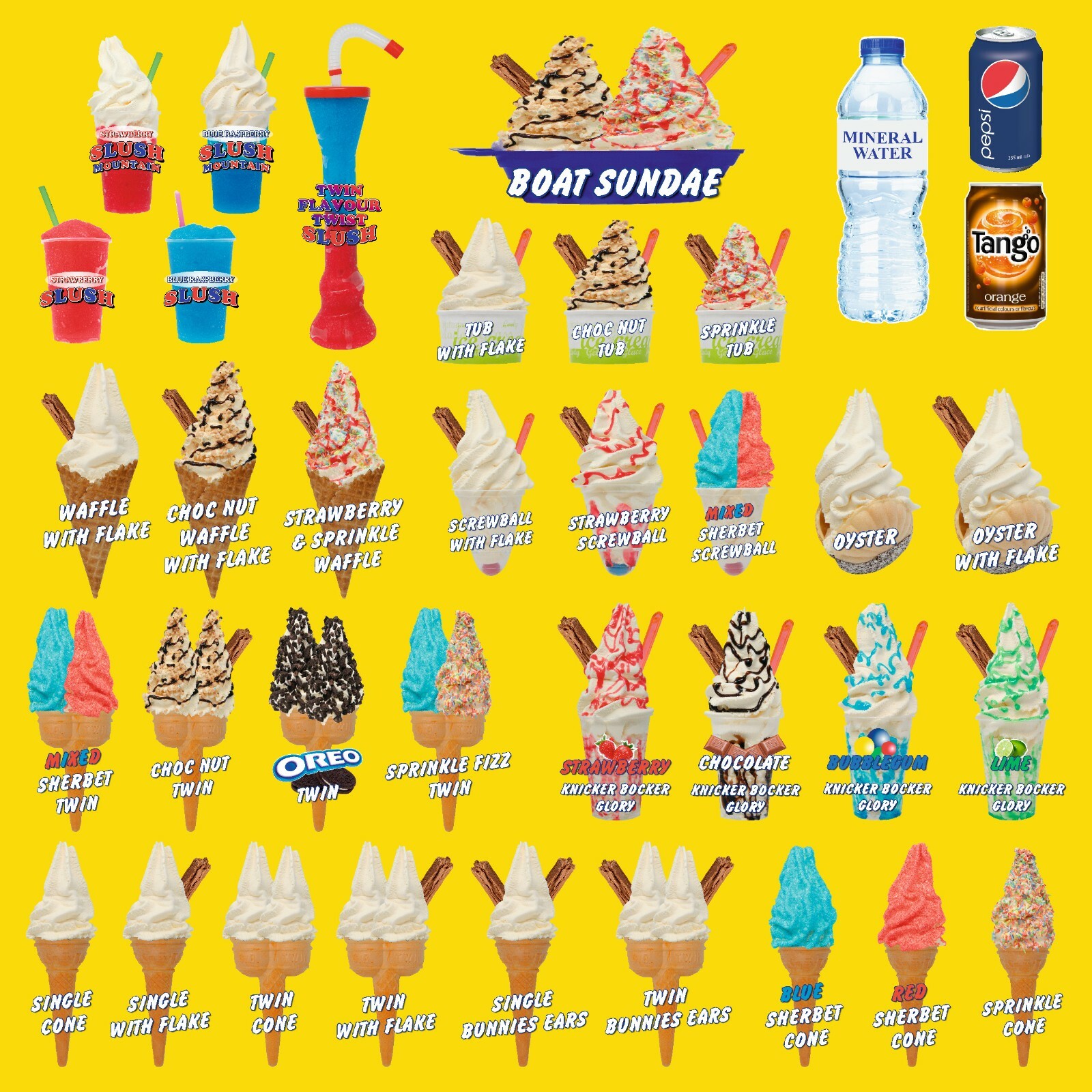 Whippy Ice Cream Van Window Display Sticker Large 1 - Trailer Cafe Sign ...