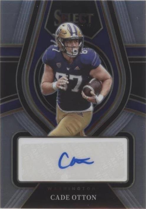 2022 Panini Select Draft Picks - Rookie Signatures Cade Otton #RS-COT ...