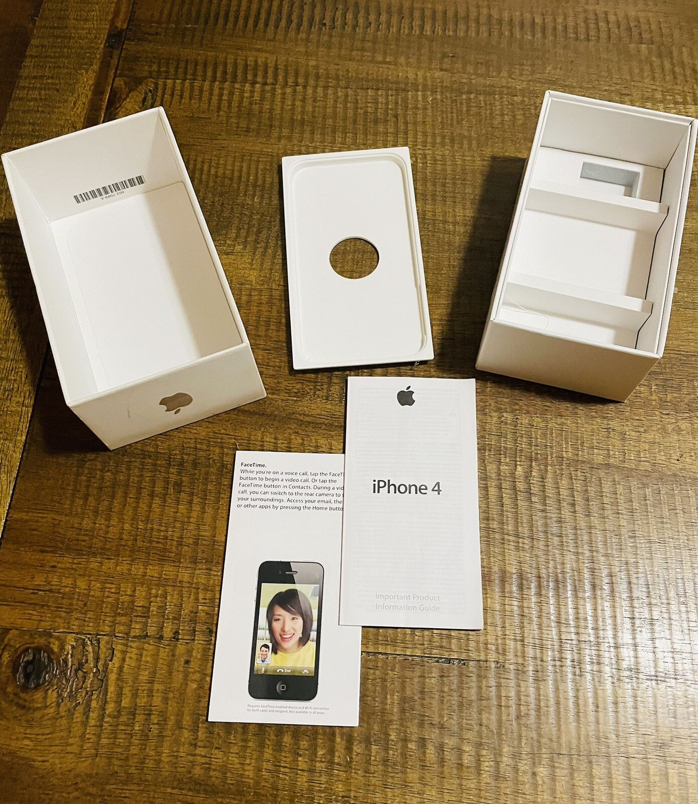 Apple iPhone 4 Box Only (BOX ONLY) Includes Manual And Paperwork! | eBay