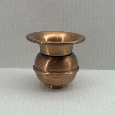 Vintage Copper Spittoon Small Metal Spit Bowl Coppercraft Mini Planter ...