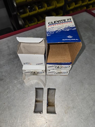 NEW SBC .001 PERFORMANCE CLEVITE 77 ROD BEARINGS PART # CB-663 H-1, SET ...