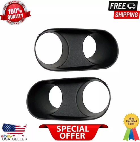 NEW Right & Left Fog Light Lamp Bezel Black Set for 99-04 Ford Mustang ...