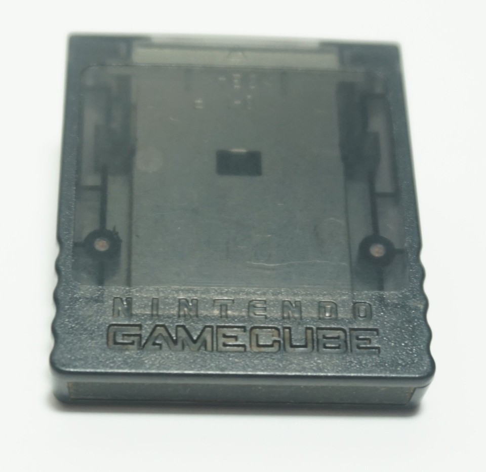 Nintendo Gamecube Memory Card Official OEM 59 251 Block Black Gray ...