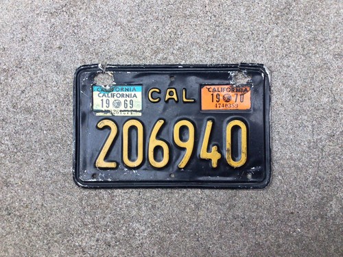 1963 - CALIFORNIA - MOTORCYCLE - LICENSE PLATE | eBay