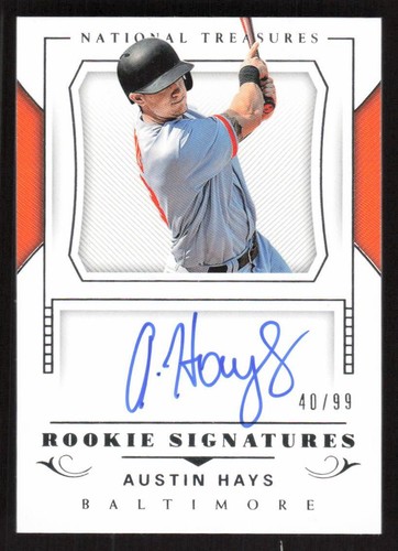 2018 NATIONAL TREASURES AUSTIN HAYS RS-AH RC SIGNATURES AUTOGRAPH 40/99 ...
