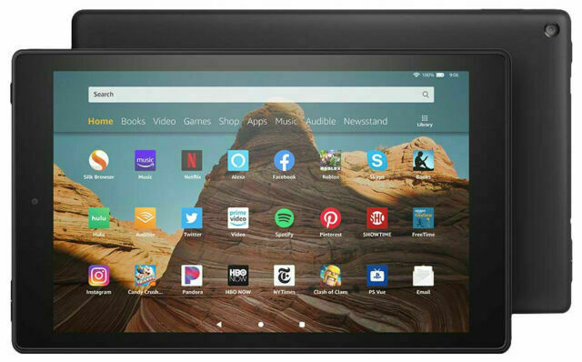Amazon Fire HD 10 - Tablet - 10.1" - 1080p with Alexa - Full HD 9th Gen ...