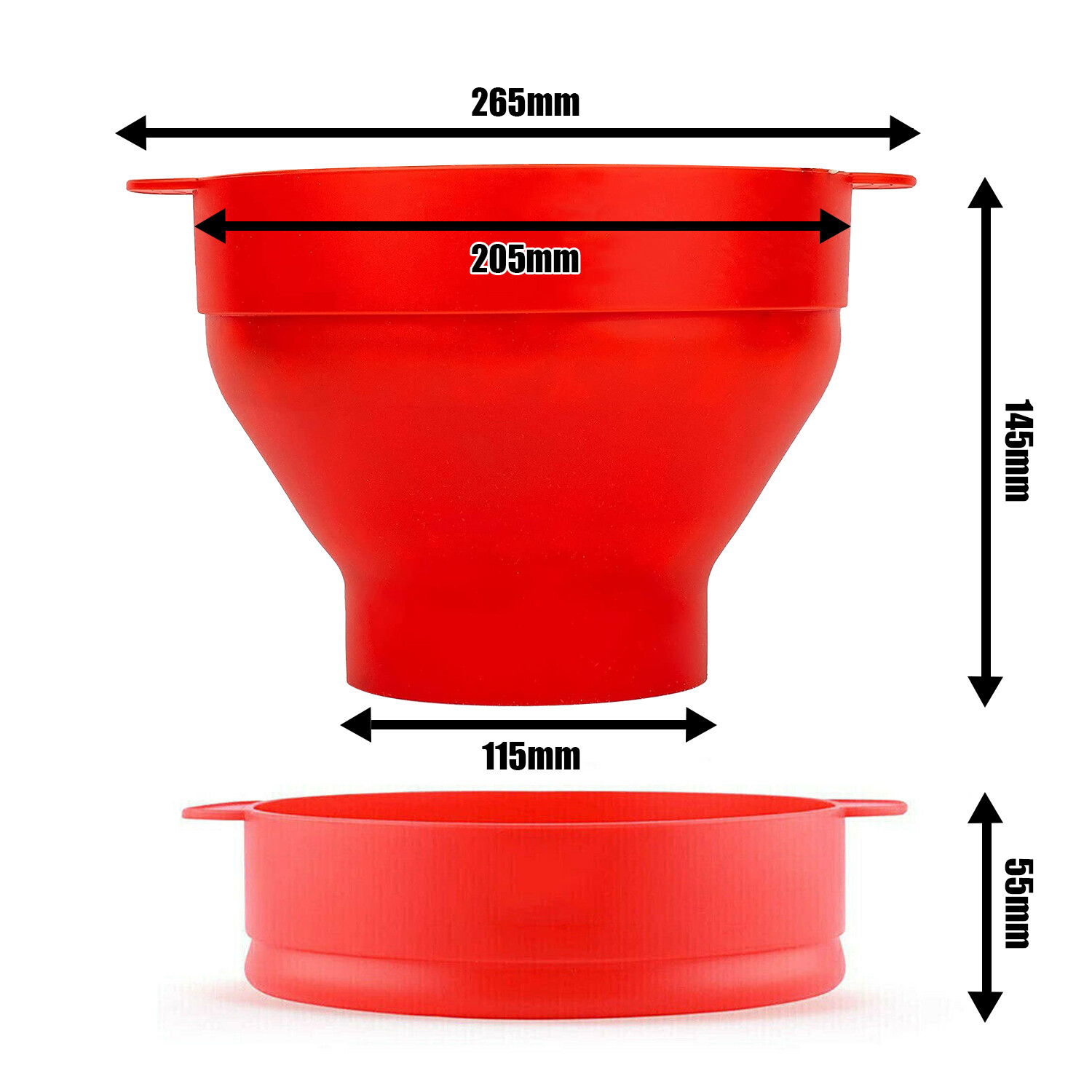 Popcorn Maker Microwave Bowl Home Pop Corn Popper Popping Machine ...