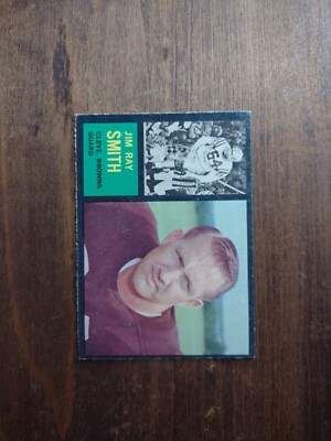 1962 Topps #30 Jim Ray Smith Cleveland Browns Exmt | eBay