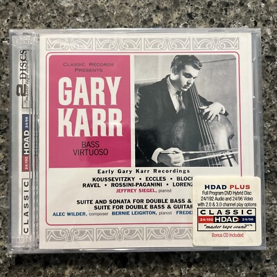 Gary Karr – Bass Virtuoso Classic Records 2 CD Set Classic Records Rare Sealed | eBay