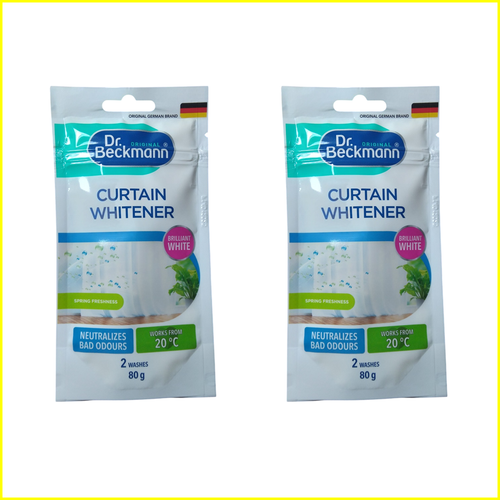 2x Dr. Beckmann Curtain Whitener Clean Intensively & Refresh 2416 80g ...