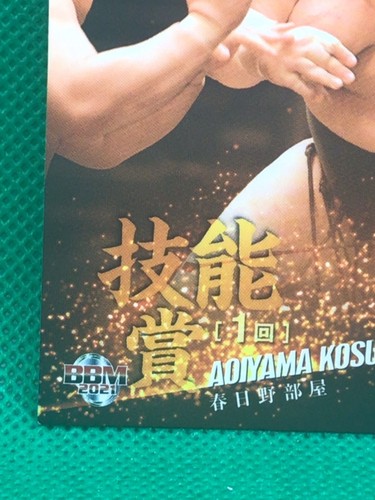 AOIYAMA KOSUKE Maegashira skill SUMO BBM 2021 card Japanese very rare | eBay