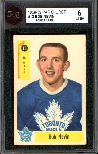 1958-59 Parkhurst - Bob Nevin #13 (RC) for sale online | eBay