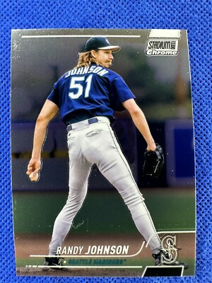 2022 #254 Randy Johnson Topps Stadium Club Chrome Baseball Seattle ...
