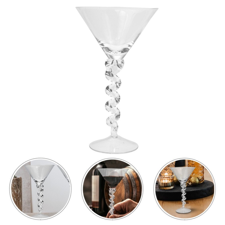Curved Drinking Cup Decorative Glasses Delicate Whiskey Goblet Wine ...