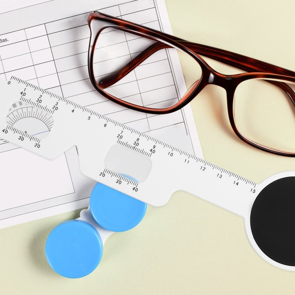 4 Pcs Pupil Distance Ruler Measuring Eye Distances Student Optical | eBay