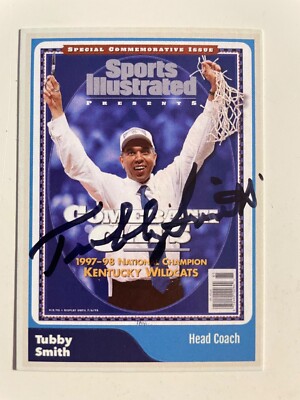 TUBBY SMITH autograph KENTUCKY WILDCATS National Champion UK custom ...