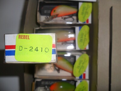 12 Rebel lures/crankbaits - Dealer dozen 1970's box | eBay