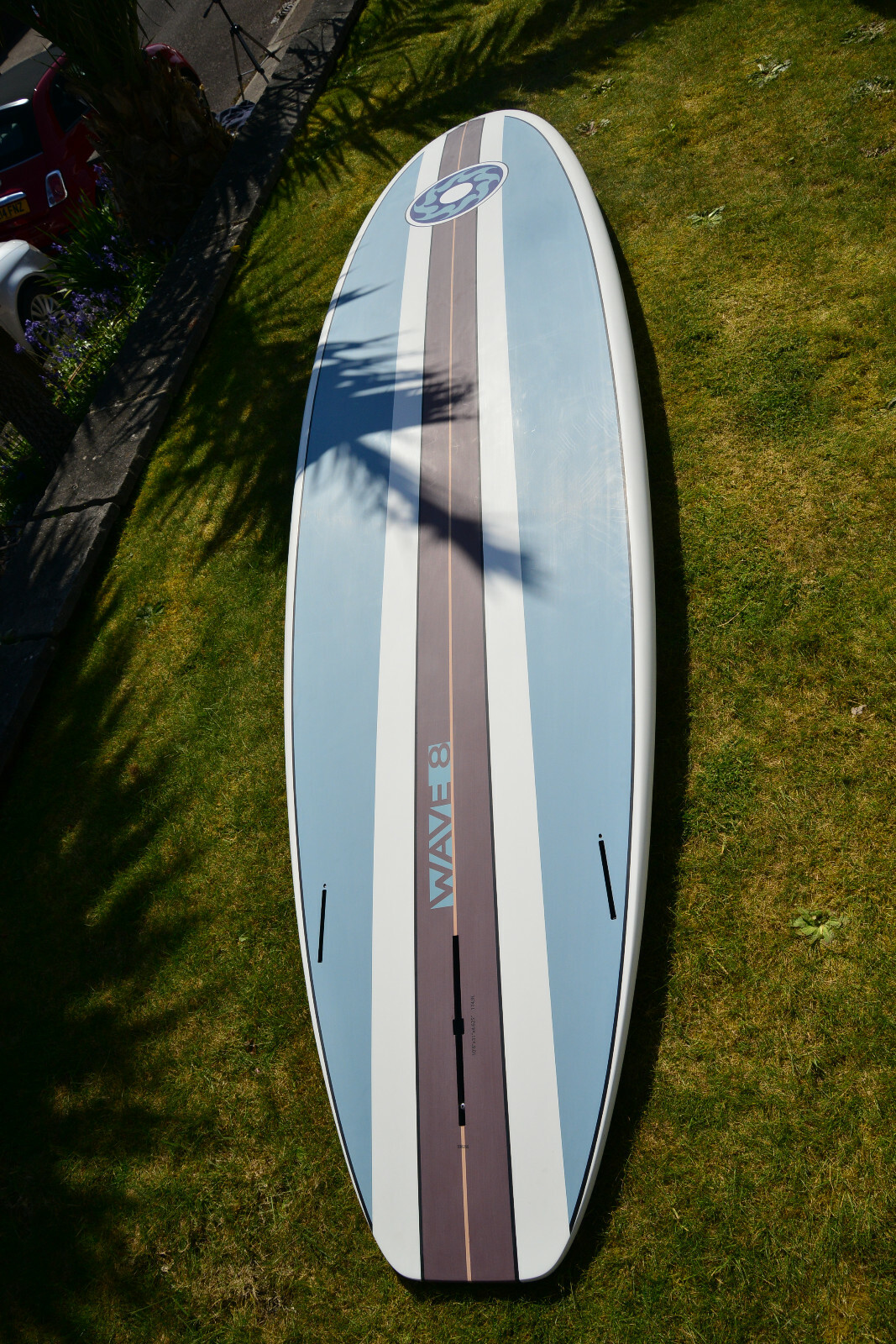 SUP Paddle Board 10'6" Cruiser Wave 8 Grey Hard Paddleboard High ...