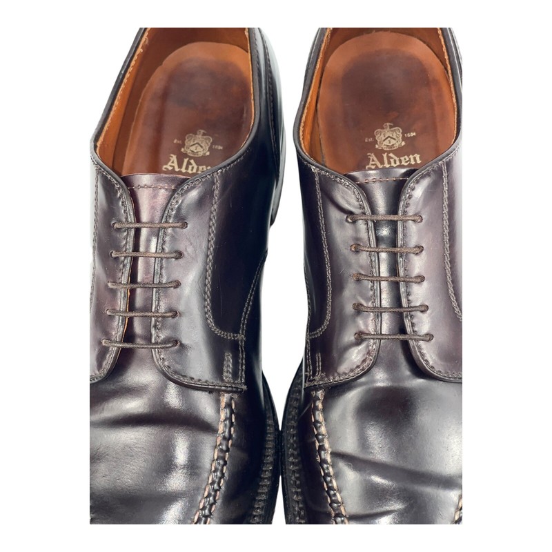 Alden 2210 Color 8 Shell Cordovan Norwegian Front Blucher | Alden Model ...
