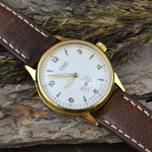 Buran Aviator USSR vintage Retro Soviet Leather Steel Antique Mens ...