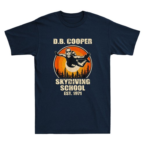 DB Cooper Skydiving School Est.1971 Funny DB Cooper Meme Vintage Men's ...