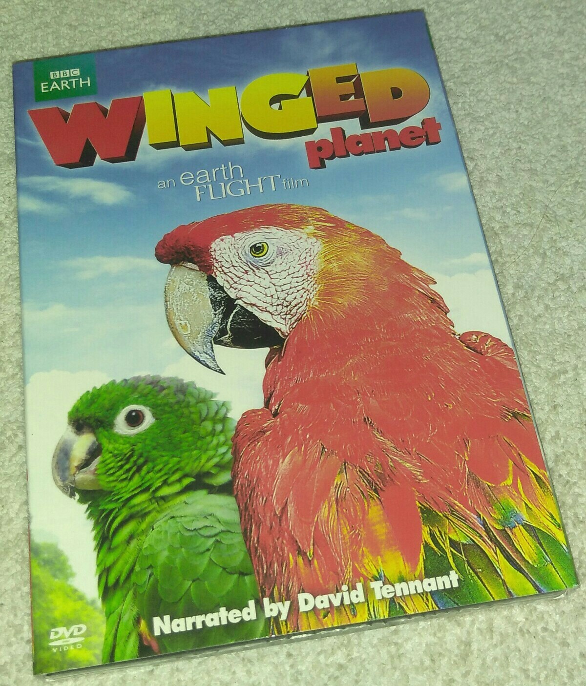 WINGED PLANET an Earth Flight DVD BBC Earth Narrated by David Tennant ...