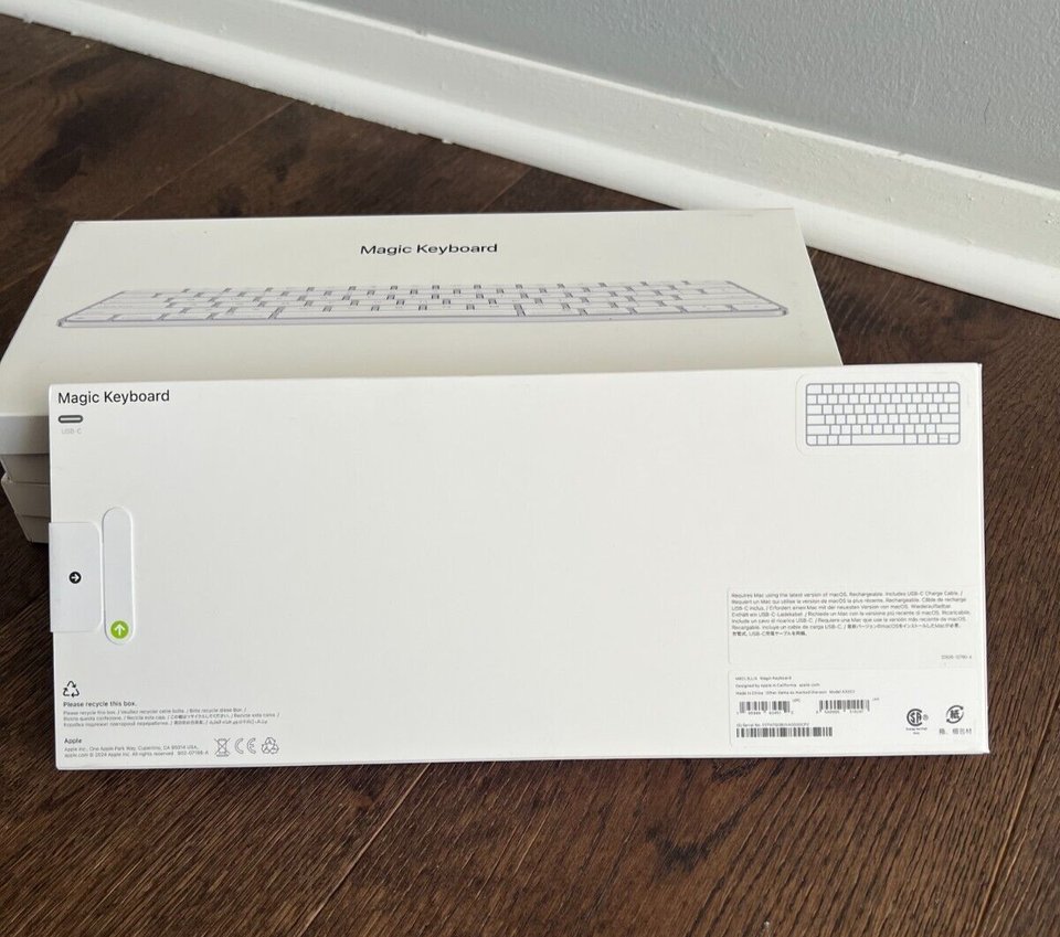 *NEW* Apple Magic Keyboard (USB-C) - White - A3203 - #MXCL3LL/A | eBay