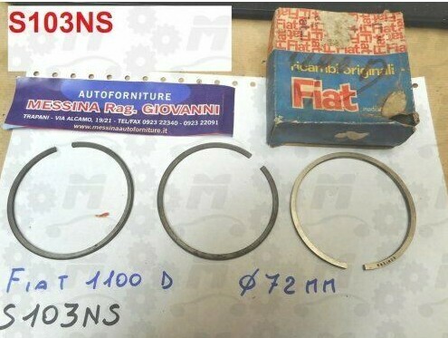 Genuine Four Piston Engine Band Series for: Fiat 1100D | eBay