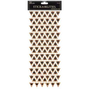THE PAPER STUDIO Stickabilities ALPHABET BANNER CORK Stickers - 116 pcs ...