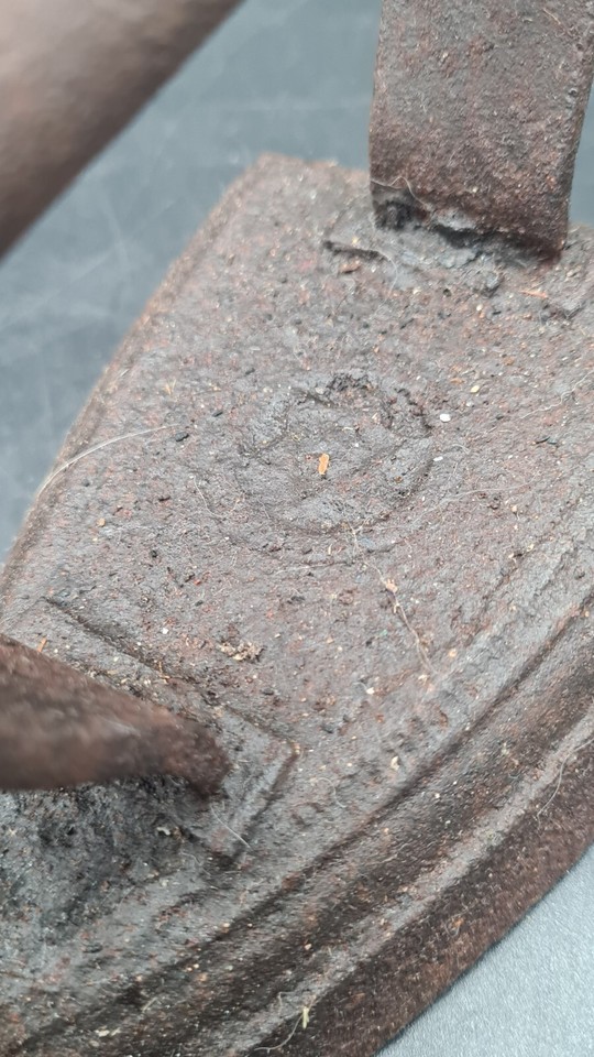 Antique Cast Flat Iron - Star Symbol - Star Of David? - See Pictures | eBay